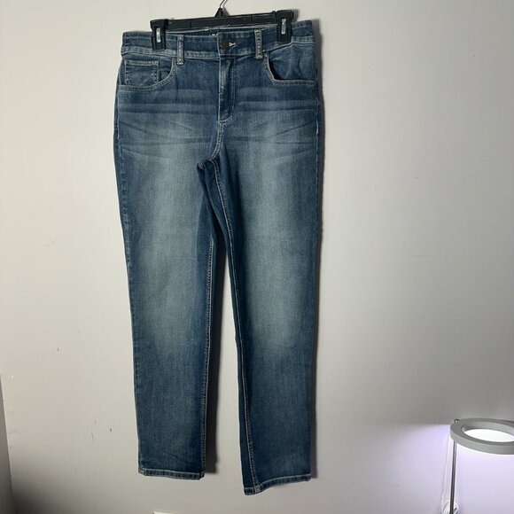 Chico's | Jeans | Euc Womens Chicos Platinum Denim Jeans Blue Regular ...